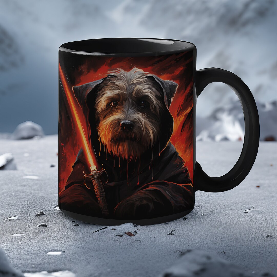 Wheaten Terrier Galactic Canine Overlord Water Color Ceramic Mug (11 Oz ...