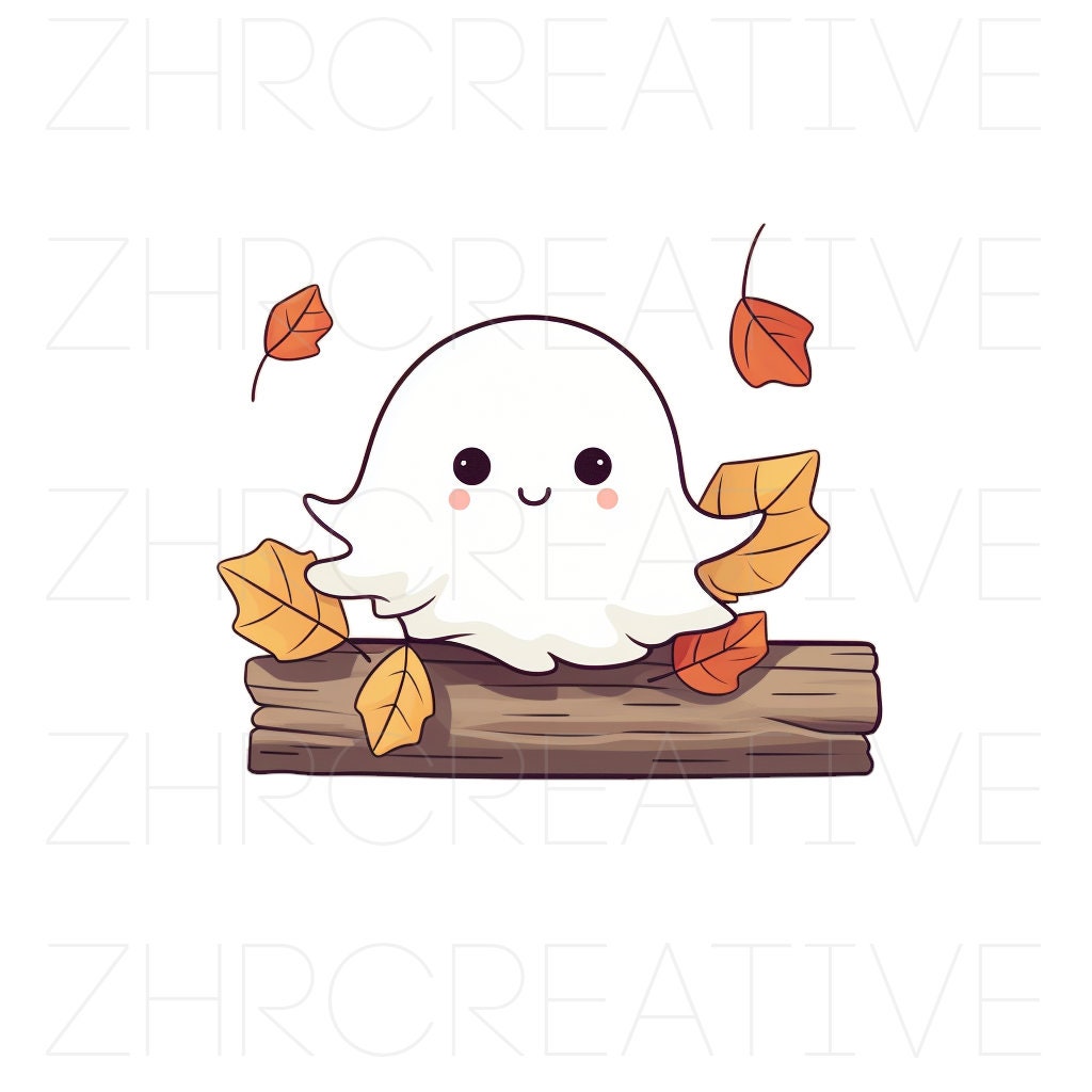 Minimalist Ghost Line Art, Halloween Line Art, Ghost Clip Art, Fall ...