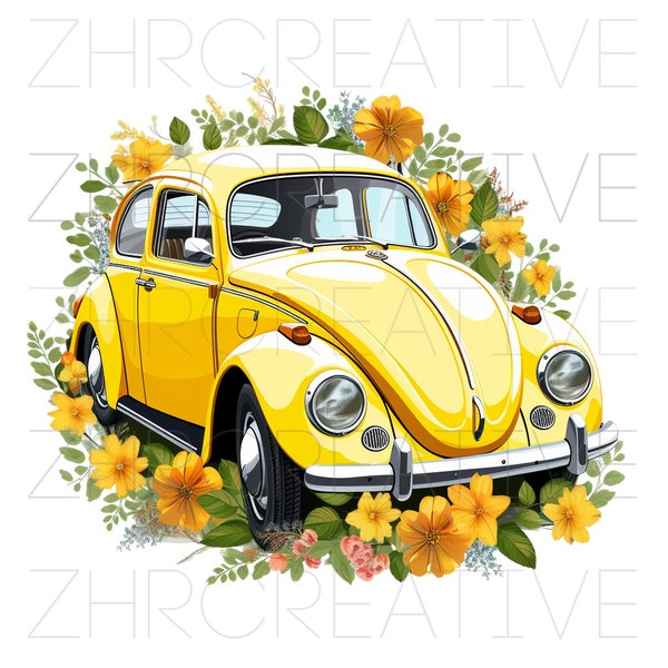 Vw Beetle Art - Etsy