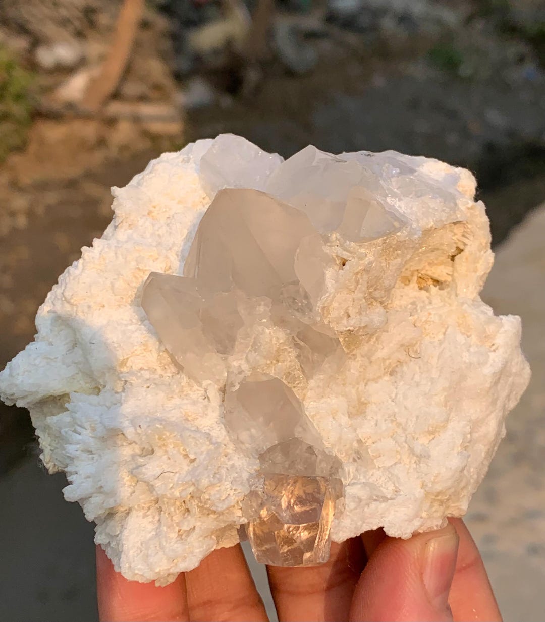 332 Gram Nice Terminated Aesthetic Natural Topaz Crystal Specimen With ...