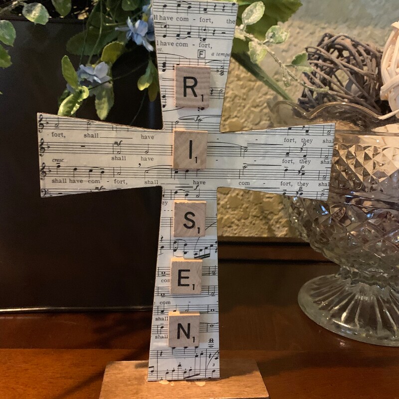 Decoupage Cross - Etsy