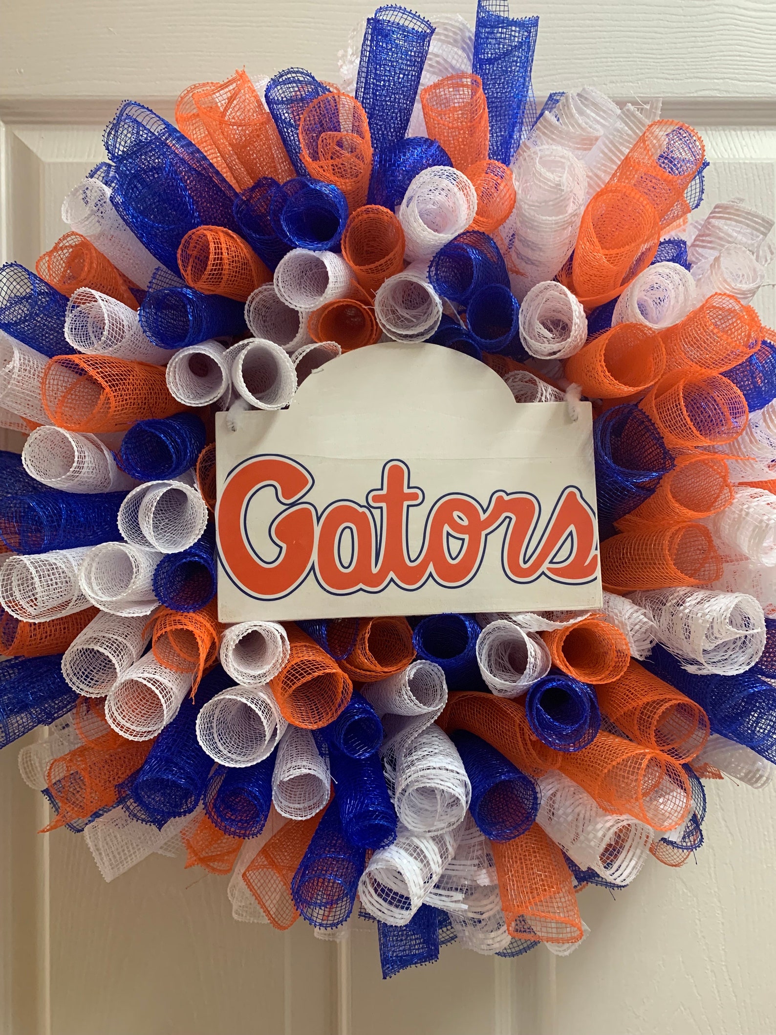 Florida Gators Deco Mesh Wreath - Etsy