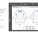 Streetwear Mockneck T-shirt Template, Vector Drawing for Fashion Design ...