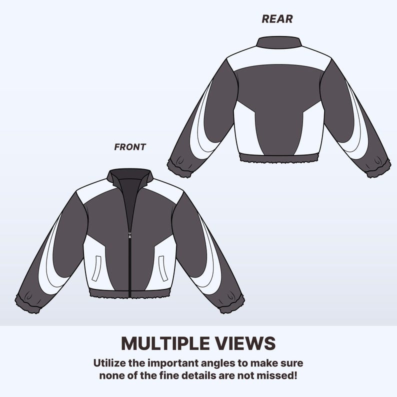 Tech Pack for Windbreaker, Fashion Cads for Beginners & Professionals ...