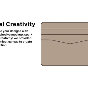 Card Holder Vector Mockup, Flat-sketch Template for Accessory Design ...