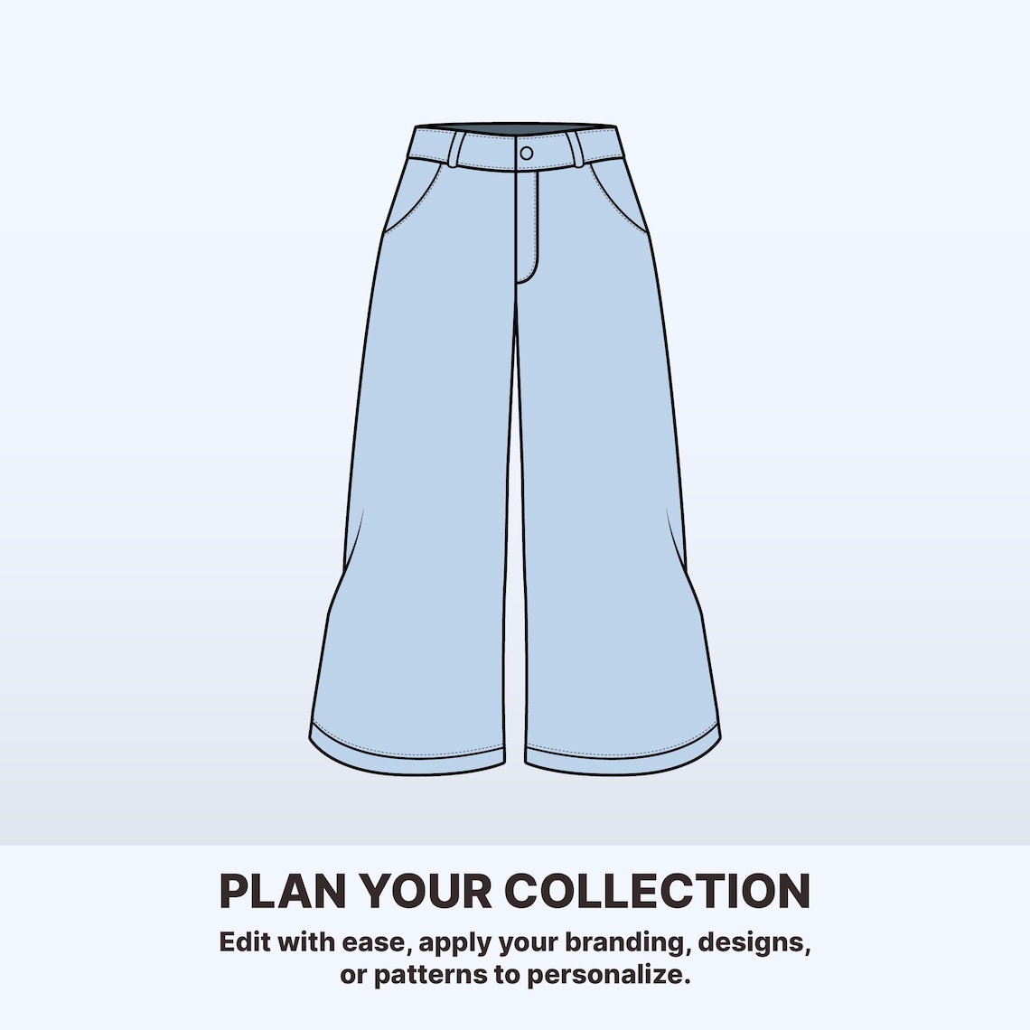 Baggy Jeans Tech Pack, Fashion Flats for Beginners & Professionals ...