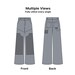 Carpenter Pants Vector Mockup, Work Pants Tech Pack Template, Fully ...