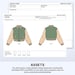 Varsity Jacket Vector Mockup, Fully Editable Illustrator File, Fashion Flats for Designing ...