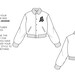 Varsity Jacket Vector Mockup, Fully Editable Illustrator File, Fashion Flats for Designing ...