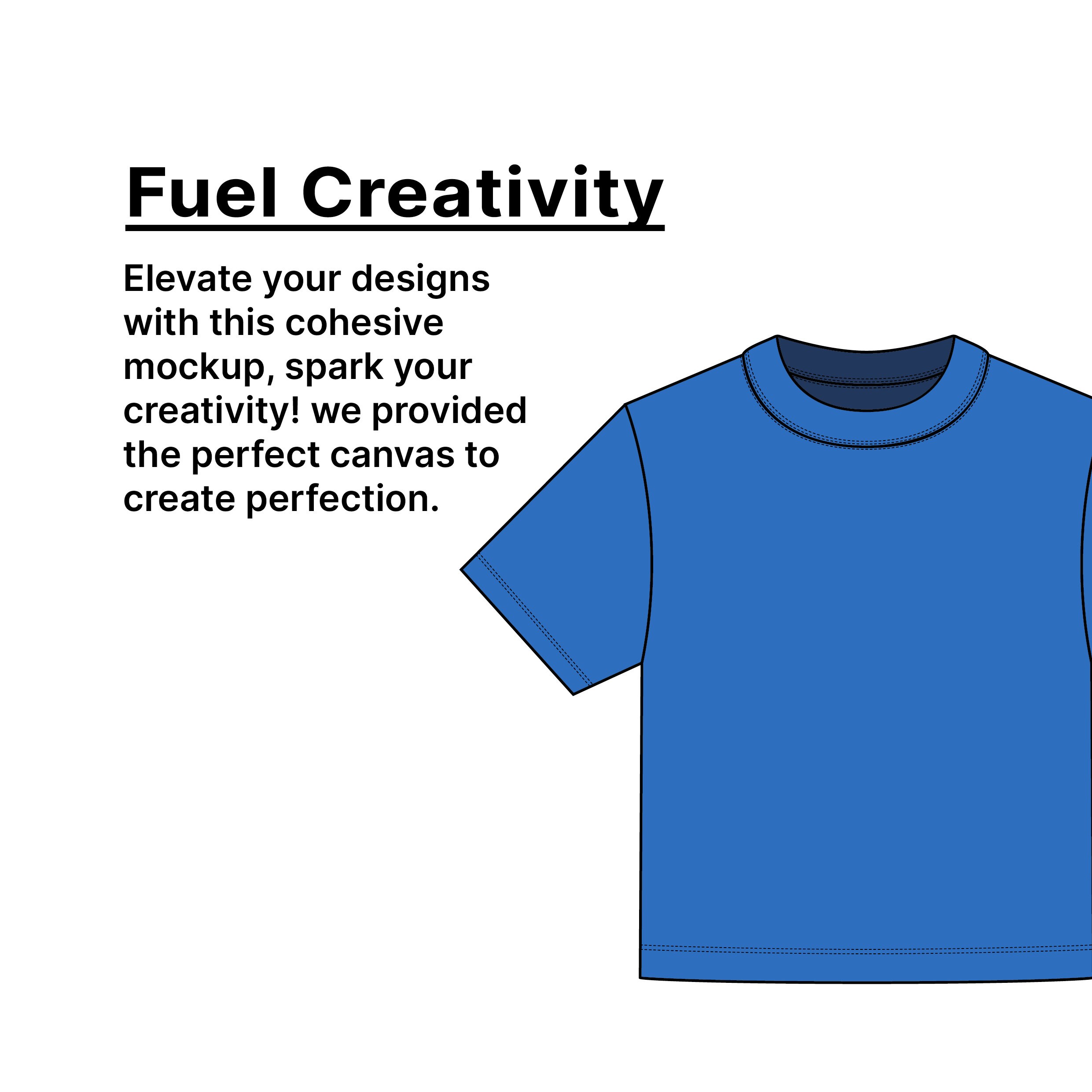 T-shirt Mockup Template, Simple Tech Pack for Beginners, Fully Editable ...