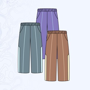 Trackpants Tech Pack, Fashion CAD Template (digital Download) - Etsy