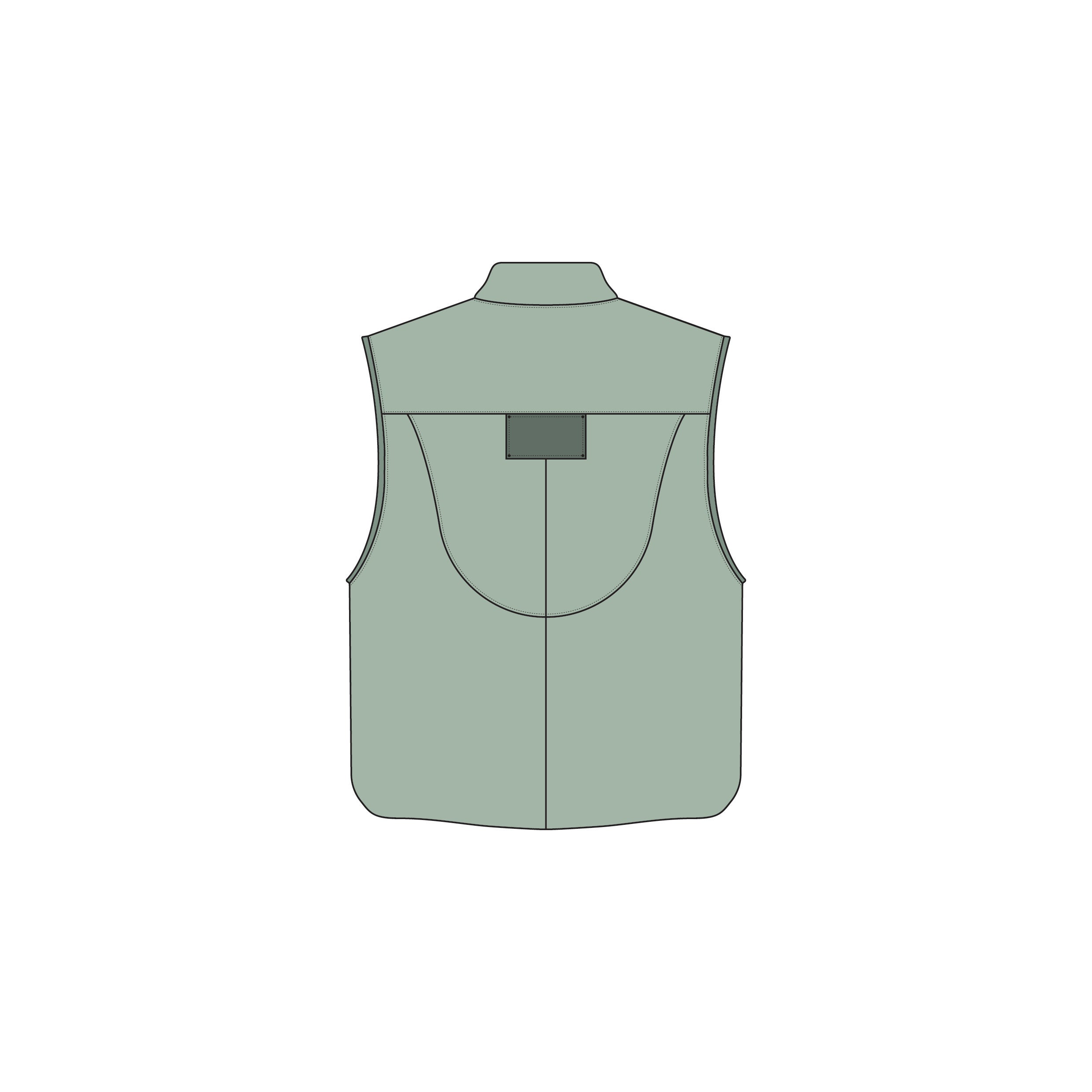 Utility Vest Mockup, Simple Tech Pack for Designers, Mockups Template ...