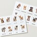 26 Different Dog Breed Flashcards Cartoon Style, Montessori Cards ...