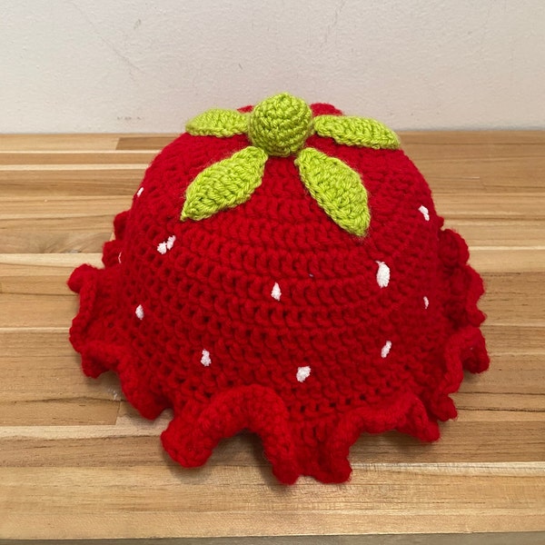 Strawberry Hat - Etsy
