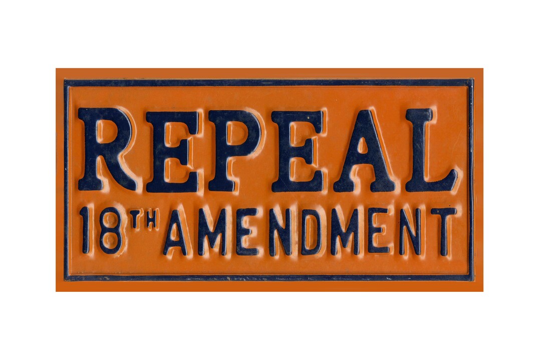 Repeal 18th Amendment and Hoover License Plate Tag Digital File ...