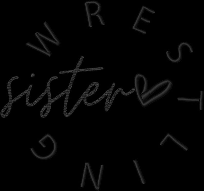 Embroidery Files for the Wrestling Mom. Wrestling Aunt. Wrestling ...