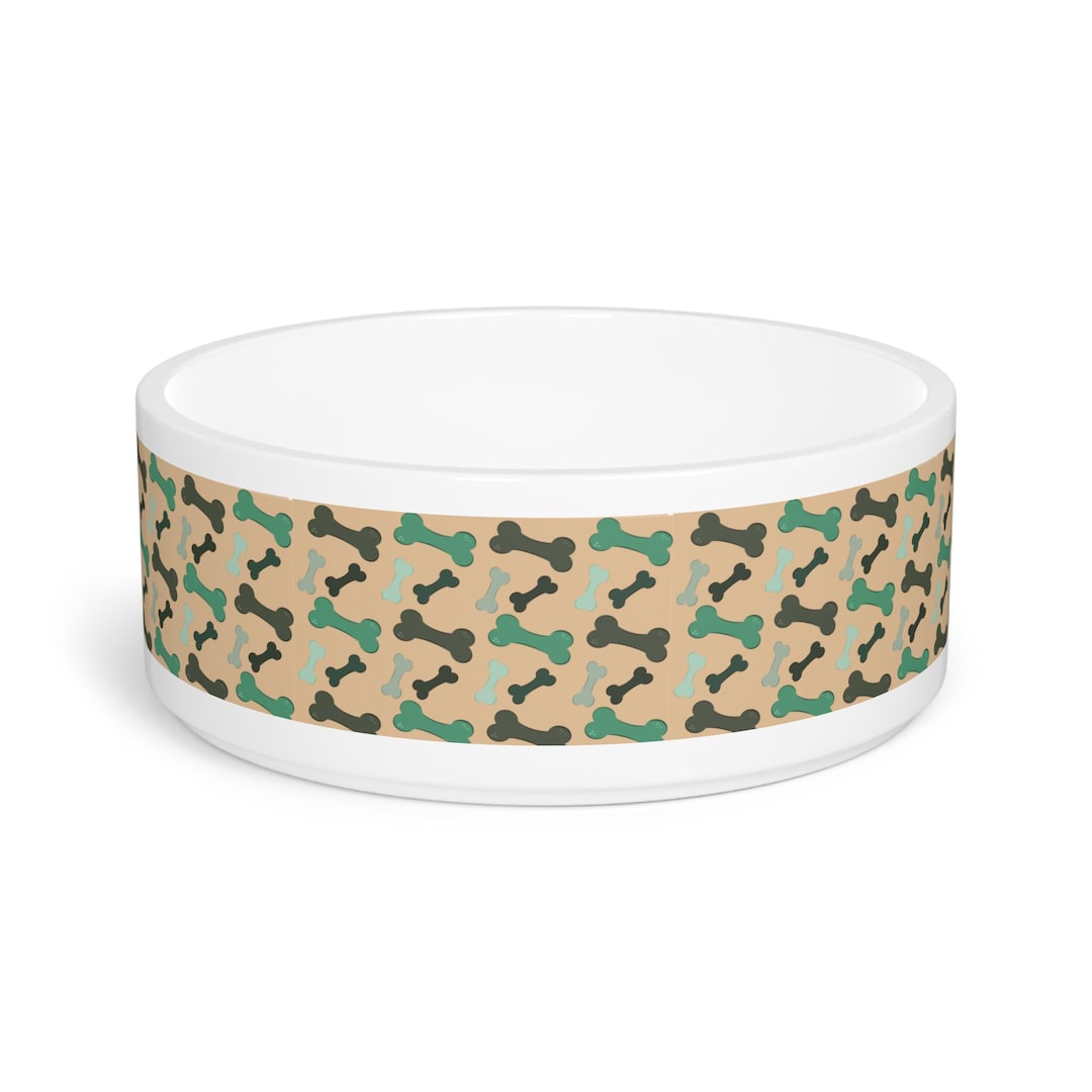 Camo Pet Bowl: Fun Dog Feeding Dish, Unique Pet Accessories for Dog ...