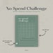 No Spend Challenge Tracker Digital Planner Template for Goodnotes on ...