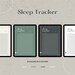 Sleep Tracker, Daily Monthly Sleep Log Digital Planner Template for ...