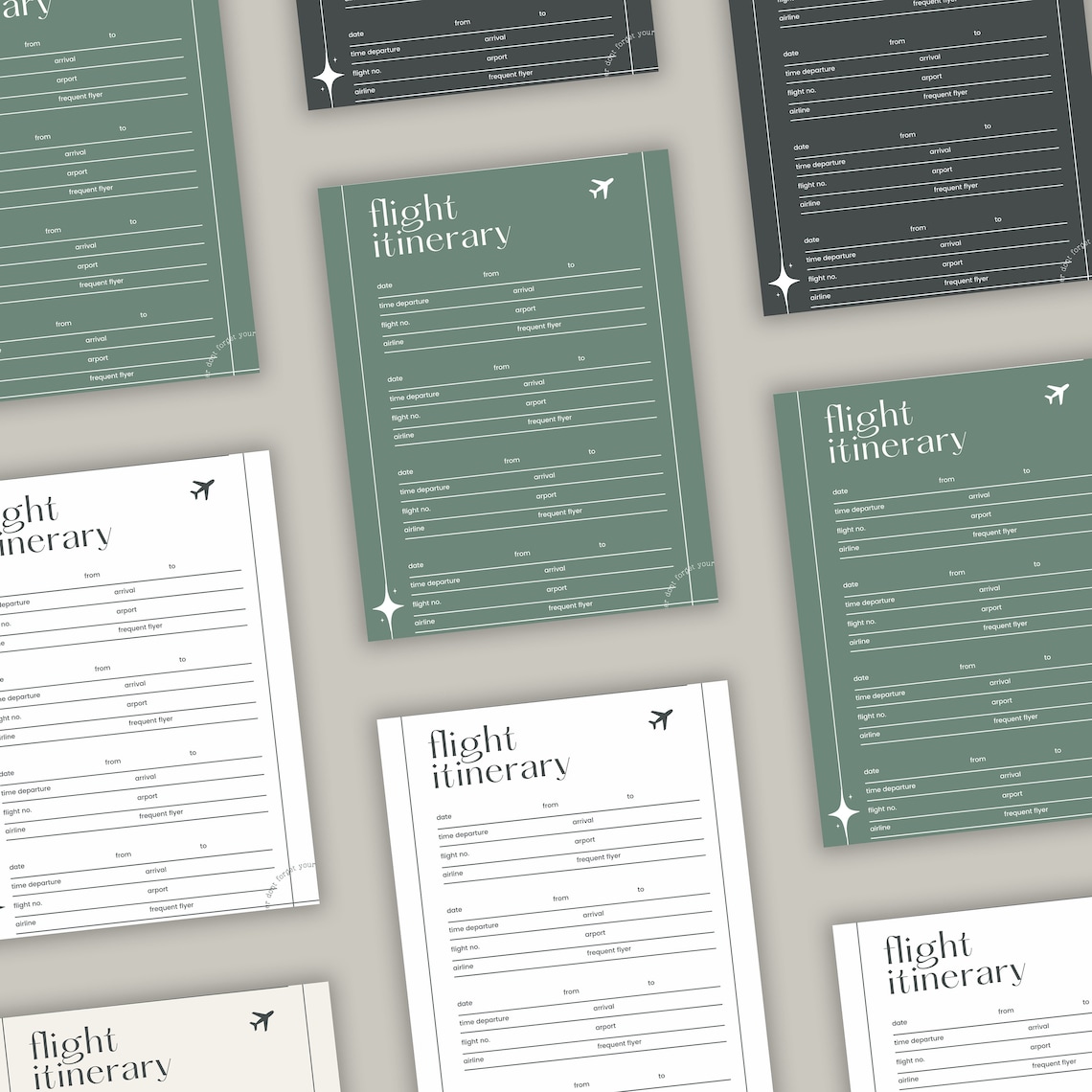 Flight Details, Travel Itinerary, Departure Time, Arrival Time ...