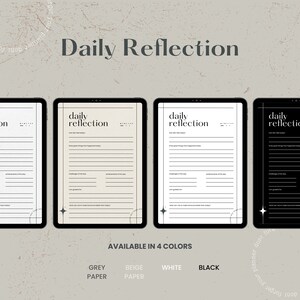 Printable Daily Reflection Digital Daily Reflection Journal | Daily ...
