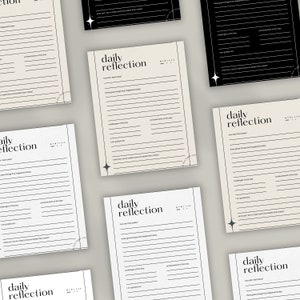 Printable Daily Reflection Digital Daily Reflection Journal | Daily ...