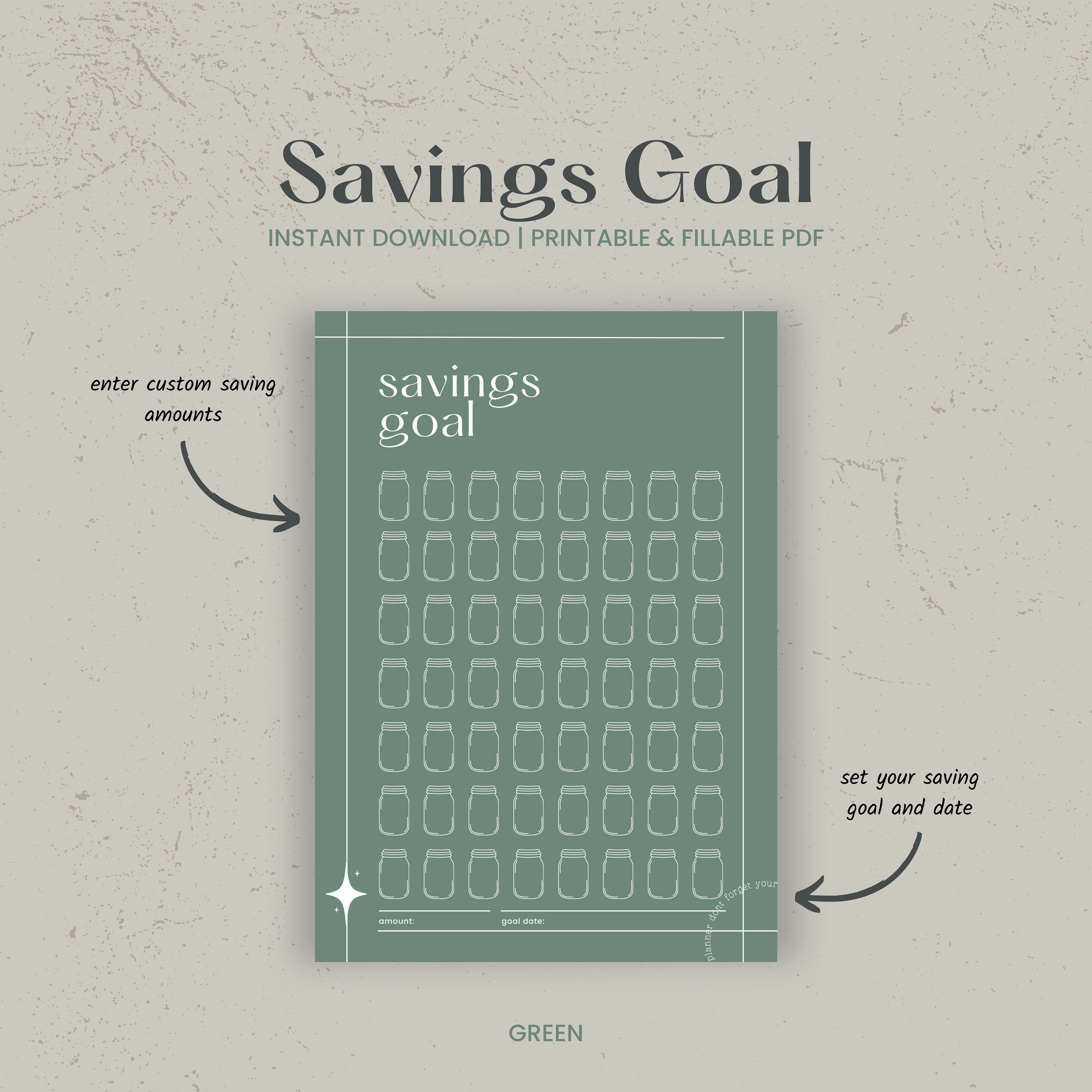 Savings Tracker Printable, Savings Challenge, Money Saving Challenge ...