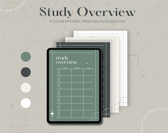 Half Hour Weekly Schedule, Study Digital Planner Template for Goodnotes ...