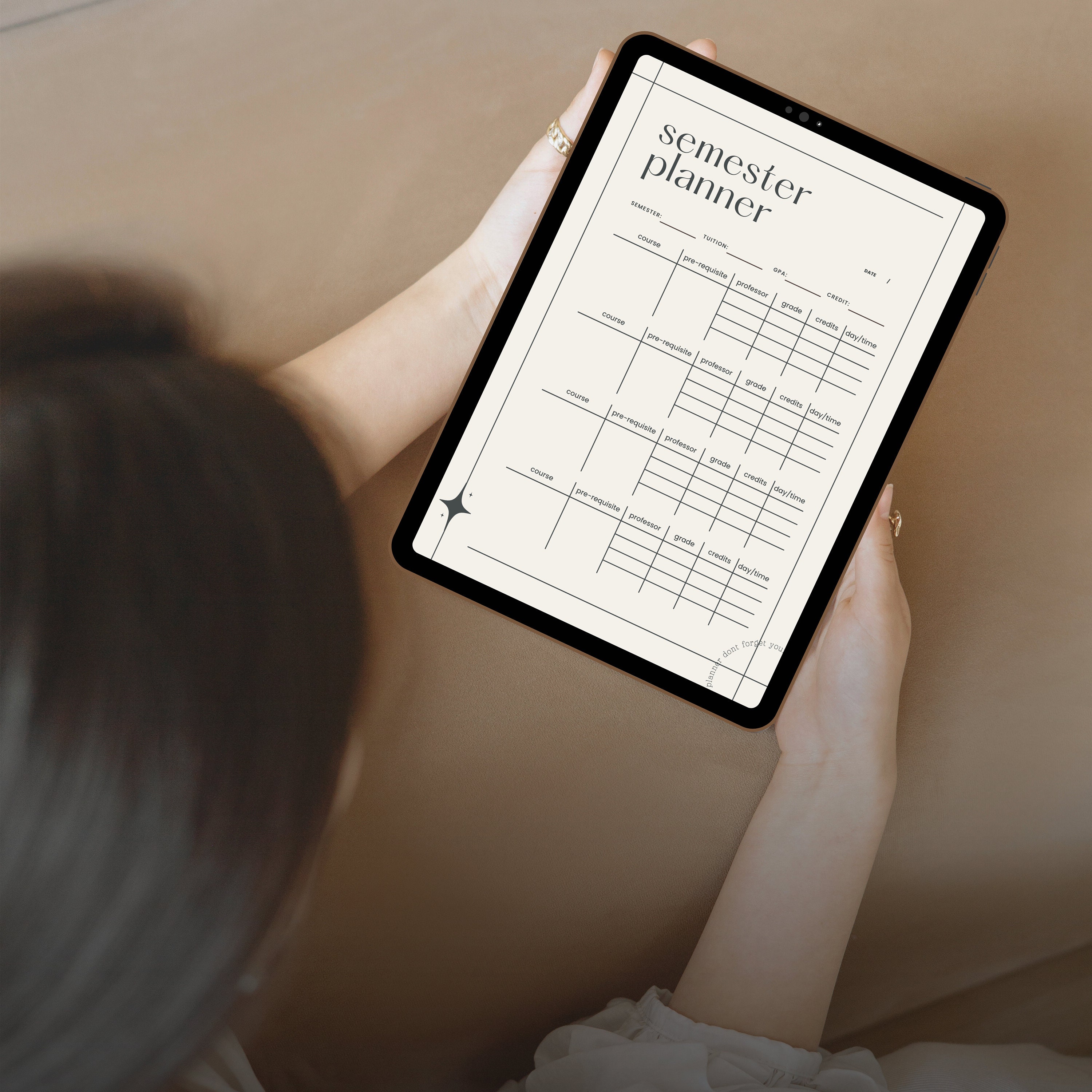 Semester Planner Printable | College Semester Planner | Study Planner ...