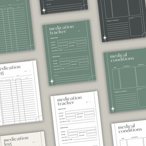 Medical Planner Digital Goodnotes | Printable Medication Tracker ...