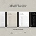 Weekly Meal Planner Printable, Daily Food Log, Digital Menu Plan ...