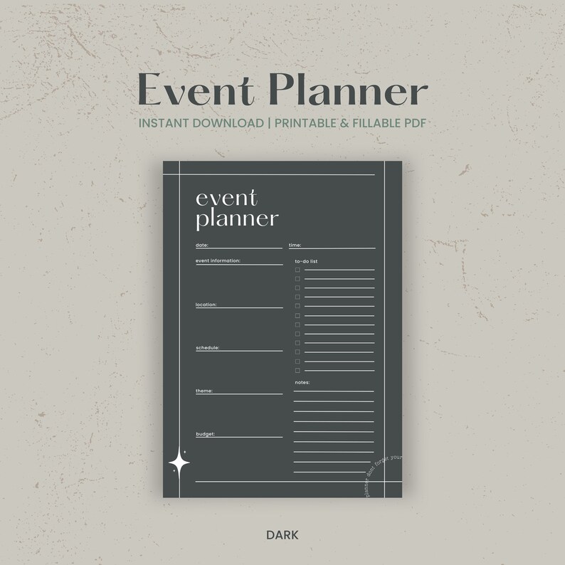 Event Planner Template, Event Planner Pricing, Event Checklist, Event ...