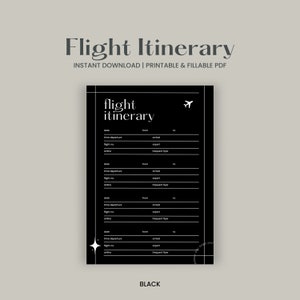 Flight Details, Travel Itinerary, Departure Time, Arrival Time ...