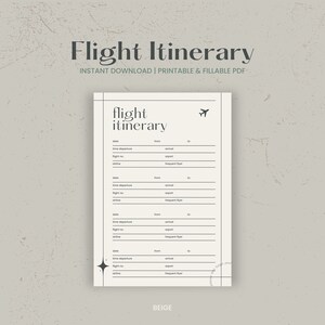 Flight Details, Travel Itinerary, Departure Time, Arrival Time ...