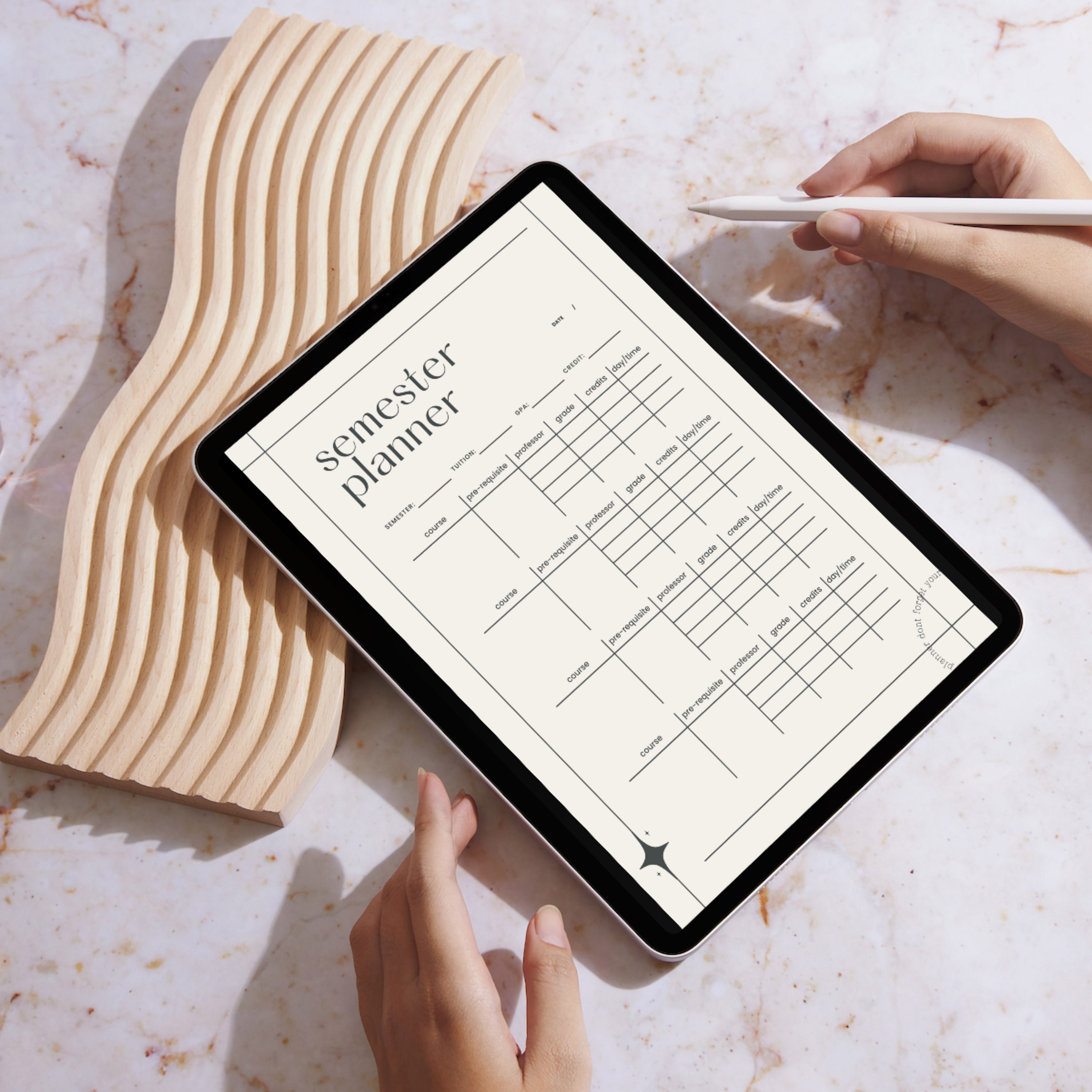 Semester Planner Printable | College Semester Planner | Study Planner ...