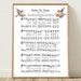 Under His Wings Hymn Print: Christian Sheet Music Art (digital Download ...