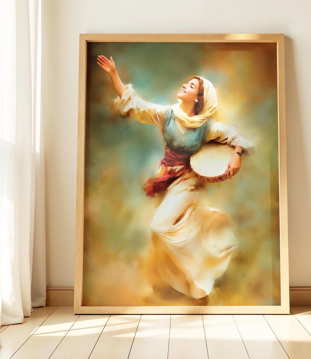 Dance of Miriam Art Print: Joyful Christian Scripture Wall Decor - Etsy