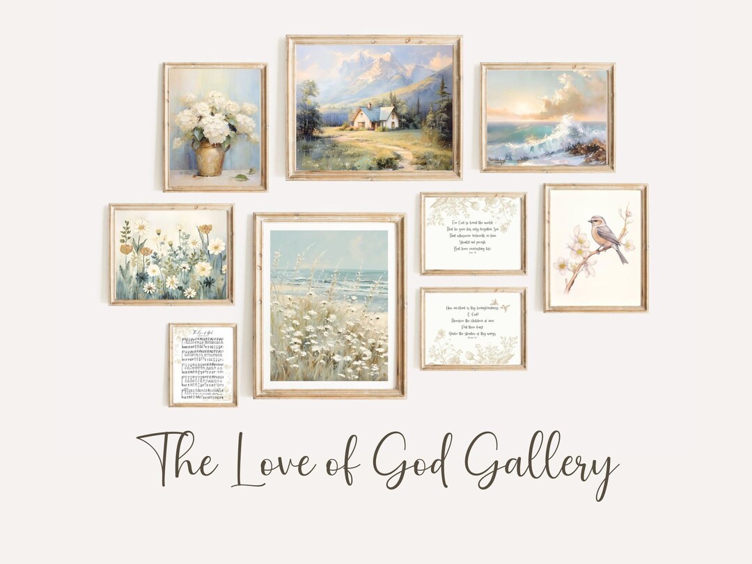 Digital Download, Love of God Gallery, Blue and White Gallery ...