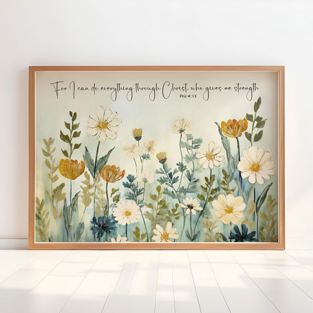 Art Print, I Can Do All Things Through Christ Who Gives Me Strength ...