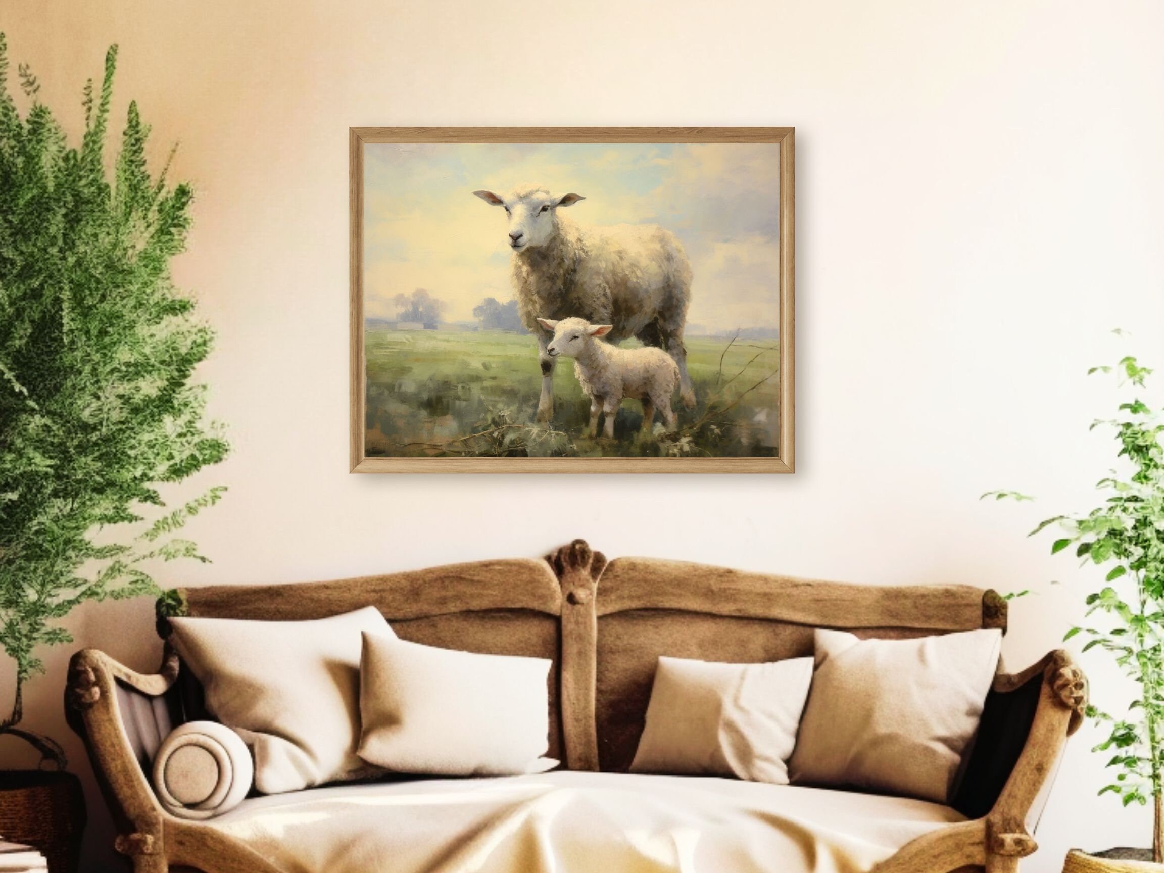The Lord's My Shepherd Gallery, Christian Vintage Wallart, Psalm 23 ...