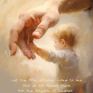 Let the Little Children Come to Me, Baby Room Decore, Christian Nursery ...