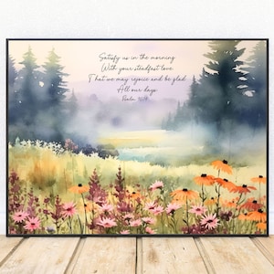 Art Print Psalm, Wall Art, Scripture Art, Bible Verses, Christian Art ...