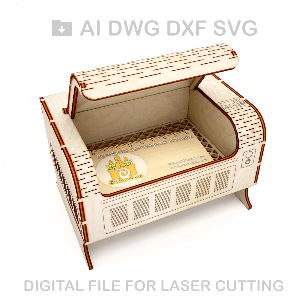 Business Card Holder Vector for CNC Svg Vector File, Vector Cut File ...