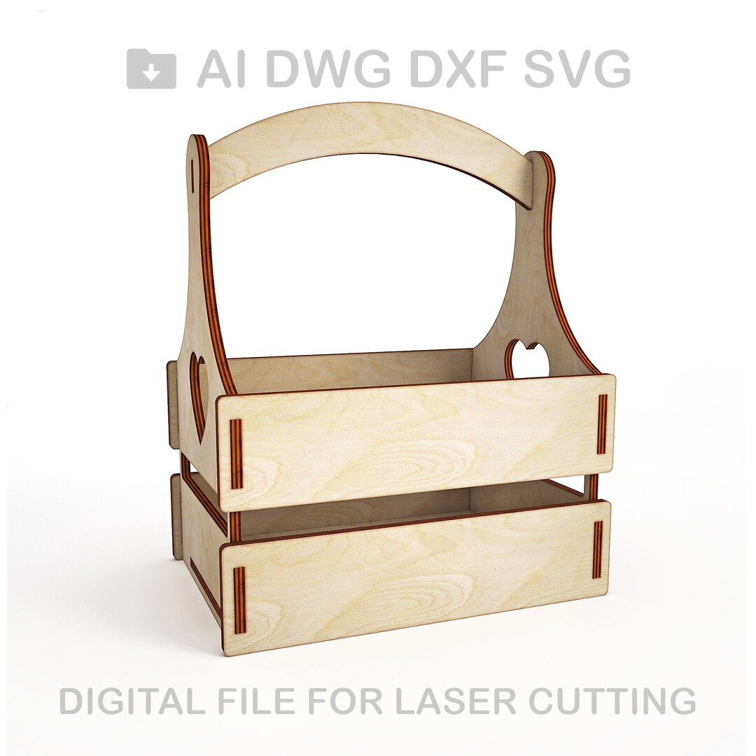 Flower Box Vector for CNC Svg Vector File Vector Cut File - Etsy