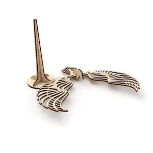 011-balancing Bird Vector for CNC Svg Vector File, Vector Cut File ...