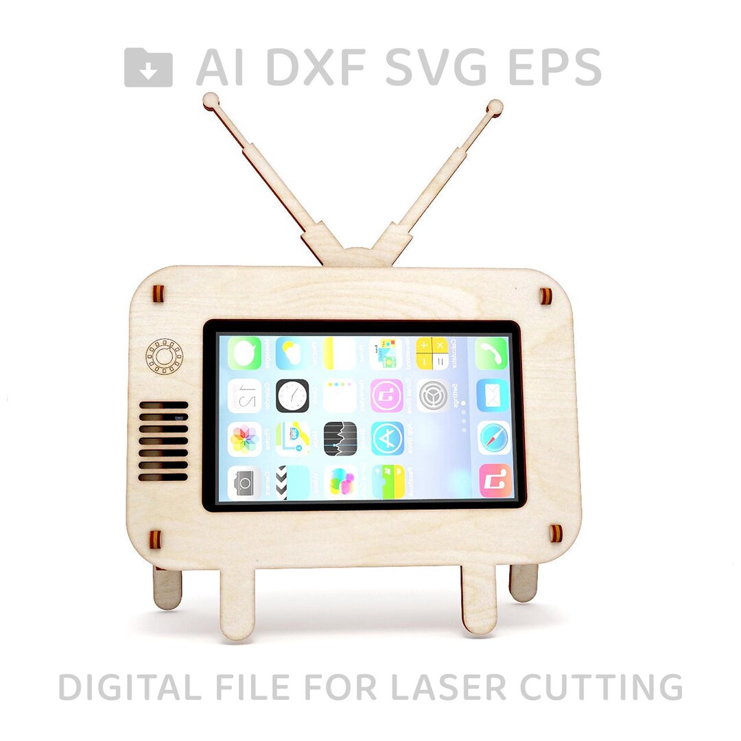 179-phone Holder Vector for CNC Svg Vector File, Vector Cut File ...