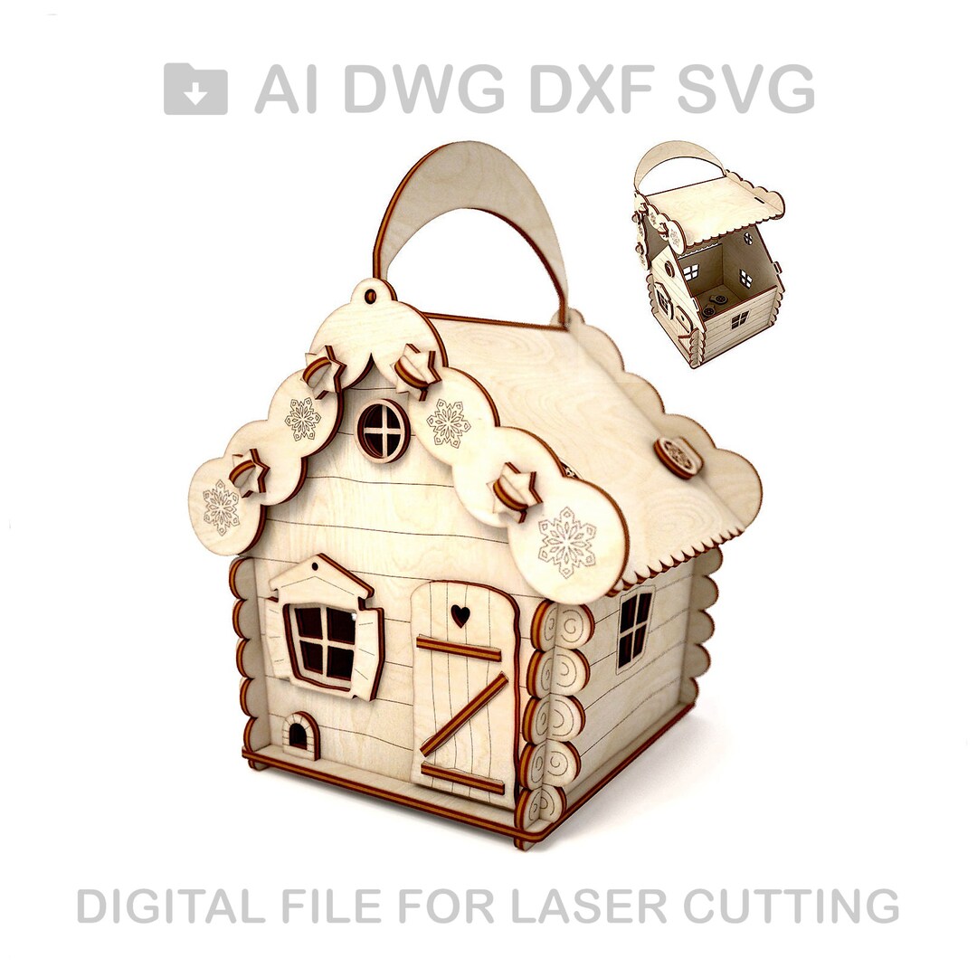 Dollhouse Vector for CNC Svg Vector File Vector Cut File - Etsy