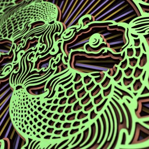 190-set of 12 Wooden Multilayer Zodiac Signs Vector for CNC Svg Vector ...