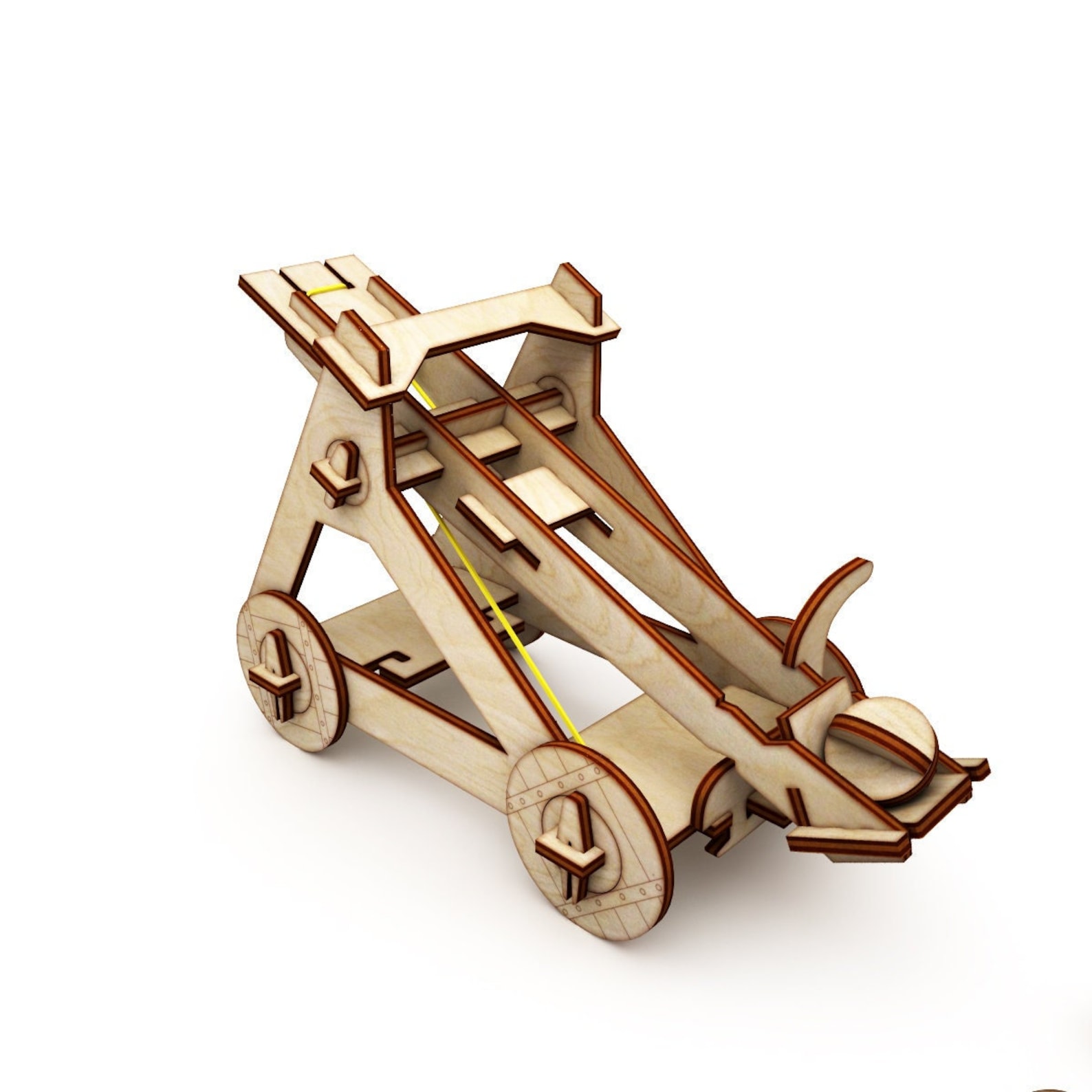 224-toy Catapult Vector for CNC, Toy Car Svg, Vector File, Vector Cut ...
