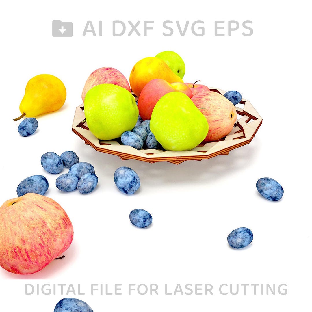 113-fruit Stand Vector for CNC Svg Vector File, Vector Cut File, Cnc ...